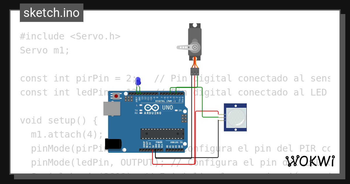 Practica Con Sensor Movimiento Wokwi Esp32 Stm32 Arduino Simulator 2843