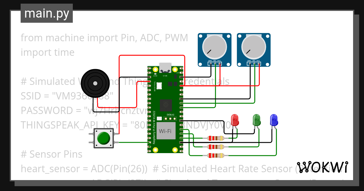 Health_Monitoring_System - Wokwi ESP32, STM32, Arduino Simulator