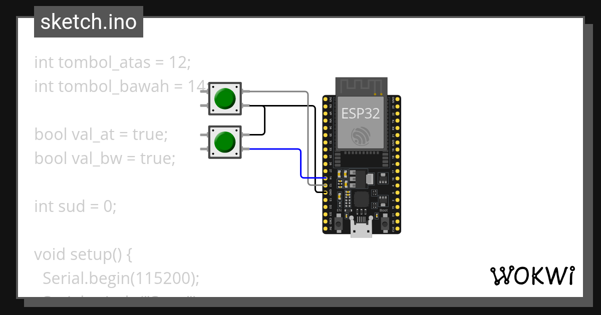 esp-32 pin like potentio - Wokwi ESP32, STM32, Arduino Simulator