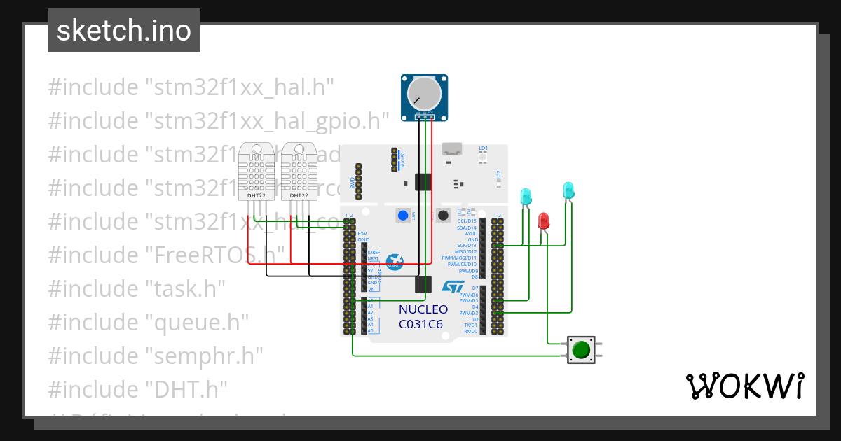 projet - Wokwi ESP32, STM32, Arduino Simulator