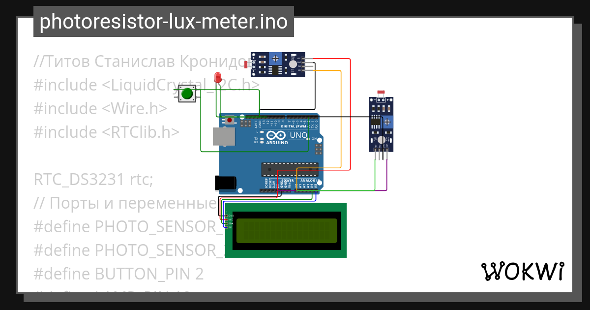 photoresistor-analog.ino Copy - Wokwi ESP32, STM32, Arduino Simulator