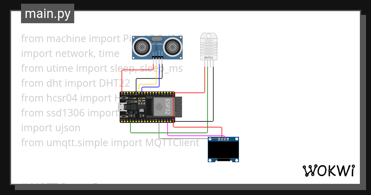 ejemplo pantalla led - Wokwi ESP32, STM32, Arduino Simulator