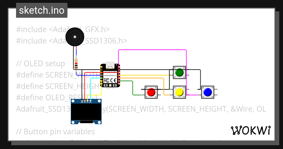 esp32c3-snake - Wokwi ESP32, STM32, Arduino Simulator
