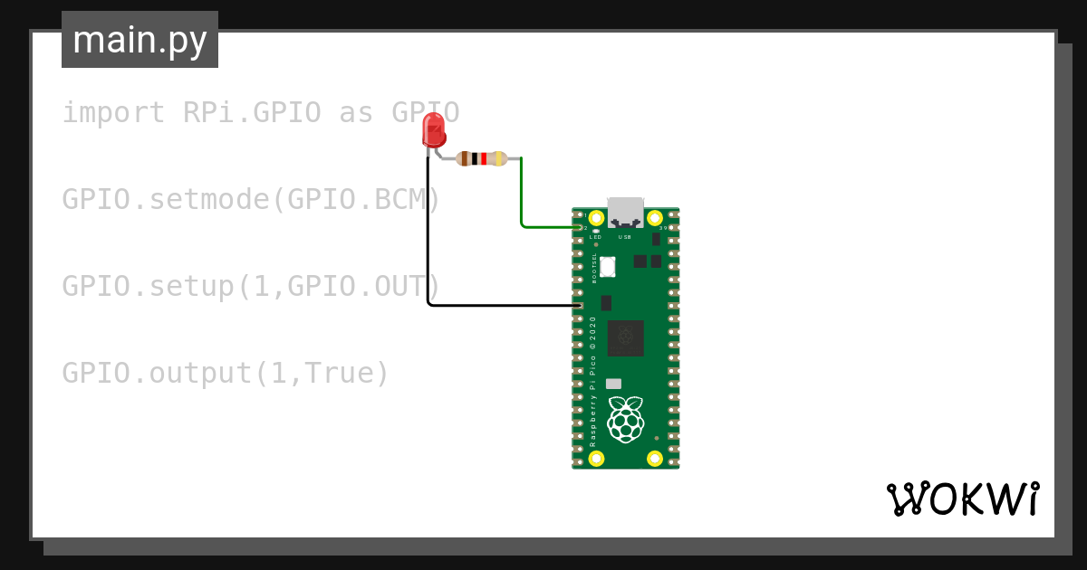 Blink With Micropython Copy Wokwi Esp32 Stm32 Arduino Simulator
