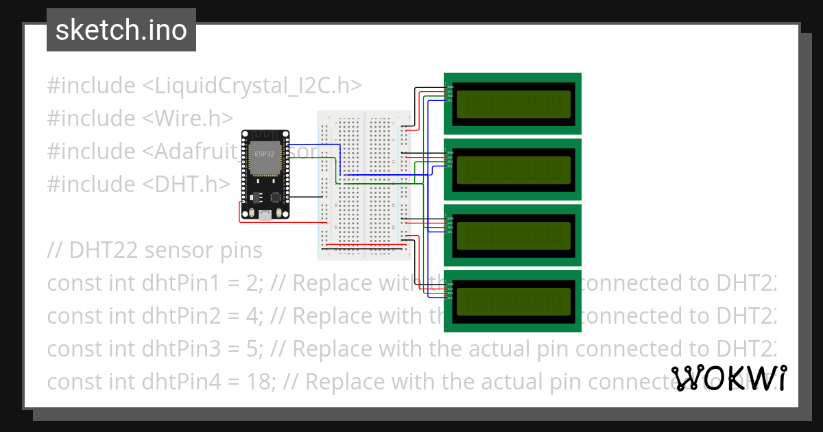 TL 4 way - Wokwi ESP32, STM32, Arduino Simulator