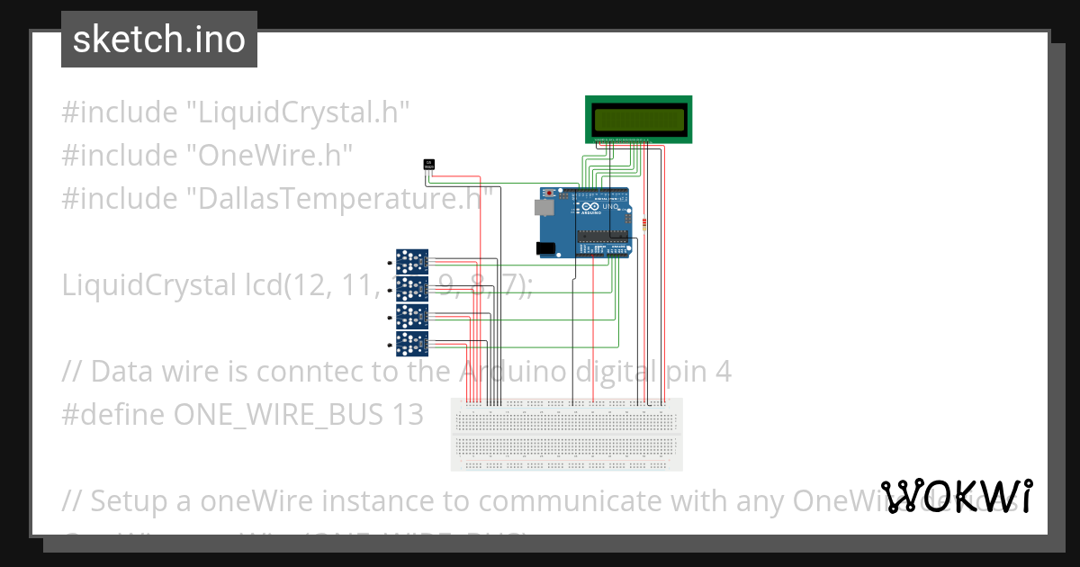 Temperature Ardunio Wokwi Esp32 Stm32 Arduino Simulator 3467
