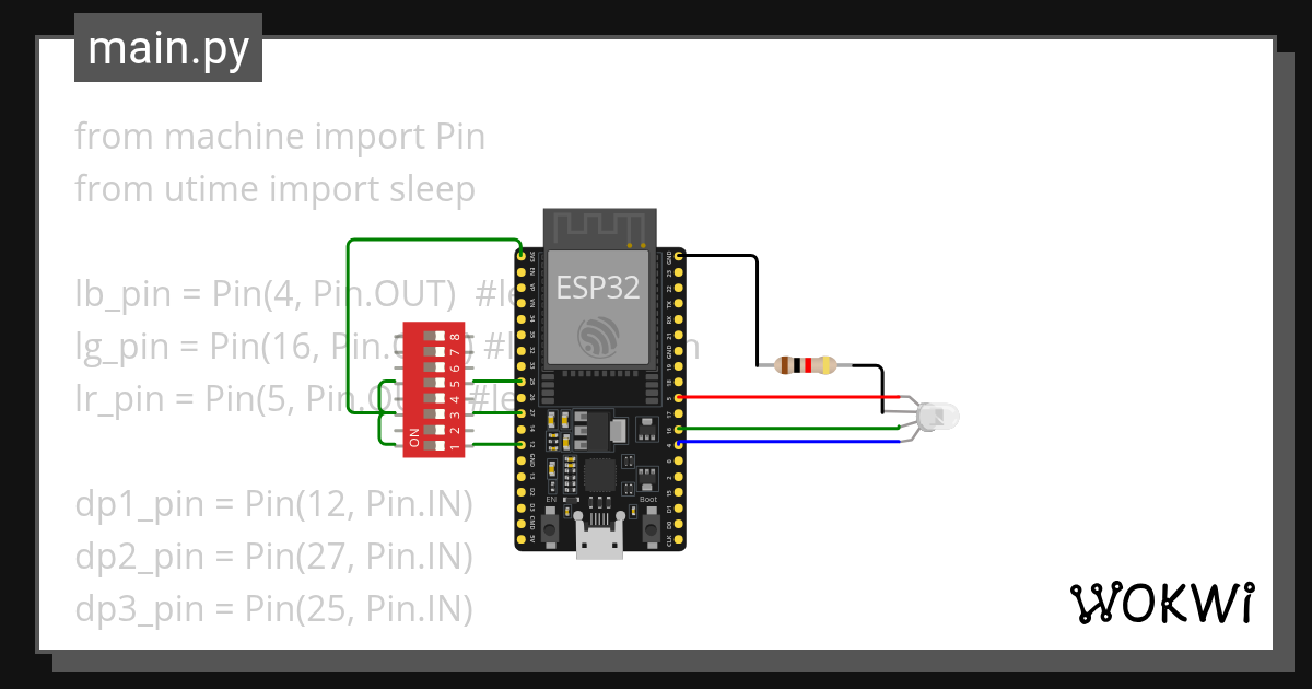AAA LAB 2 PART B Ex - Wokwi ESP32, STM32, Arduino Simulator