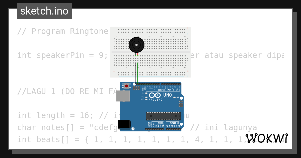 Buzzer Alarm Nanda Wokwi Esp32 Stm32 Arduino Simulator 2355
