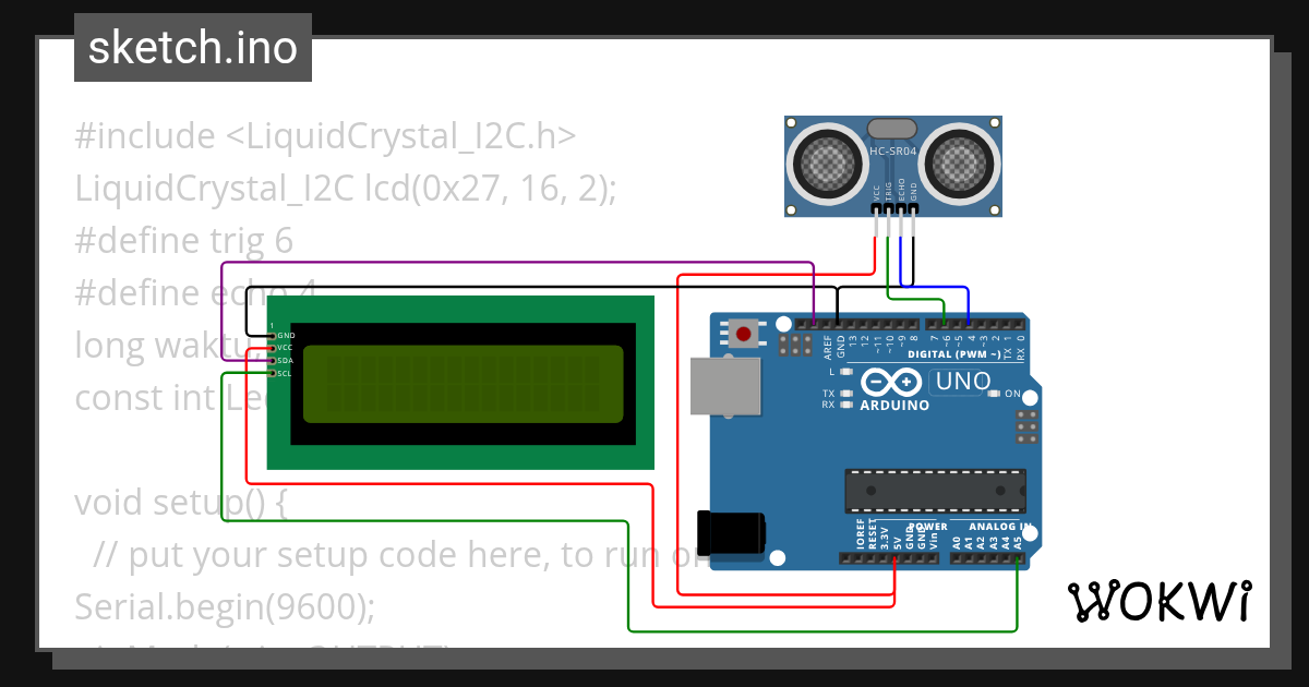sensor + running text Copy - Wokwi ESP32, STM32, Arduino Simulator