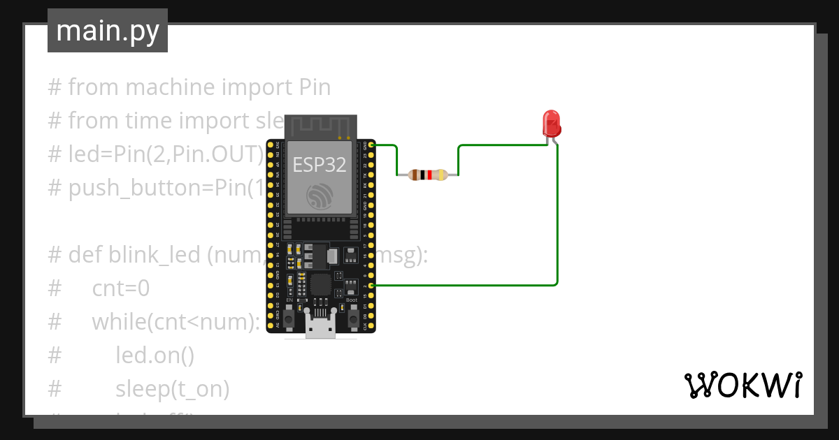 Micro - Wokwi ESP32, STM32, Arduino Simulator
