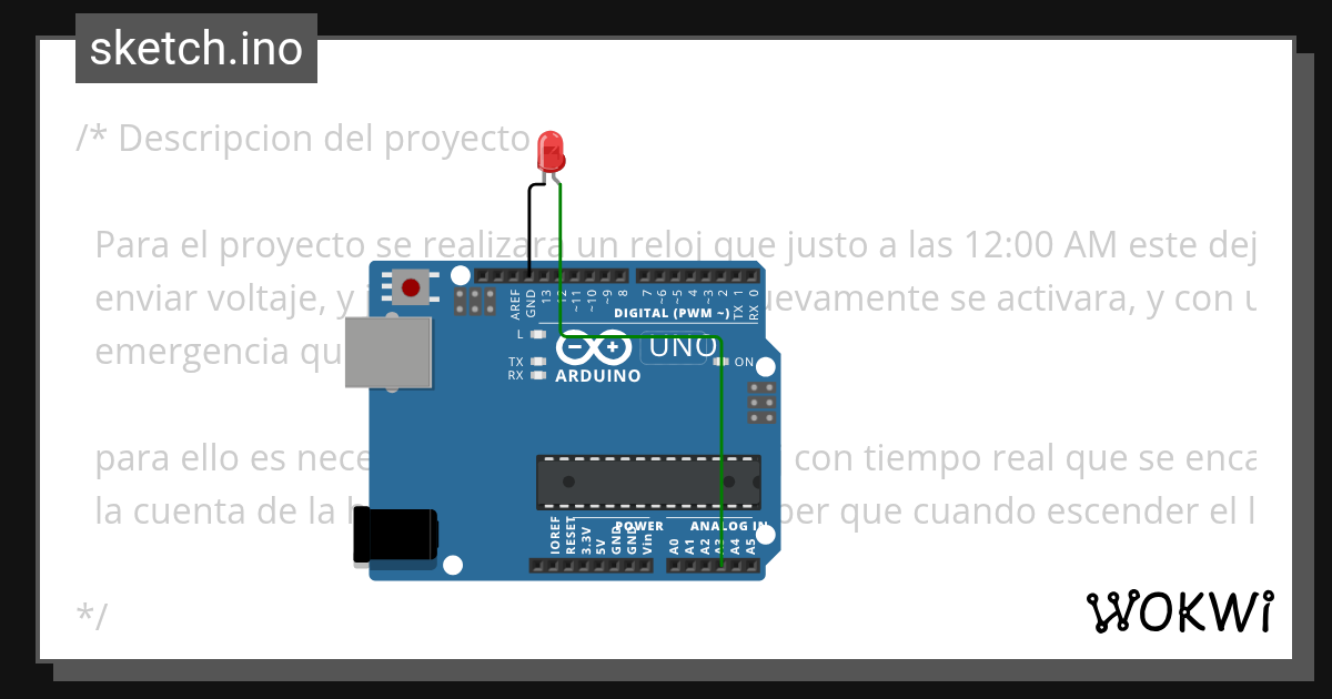Reloj Wokwi Esp32 Stm32 Arduino Simulator