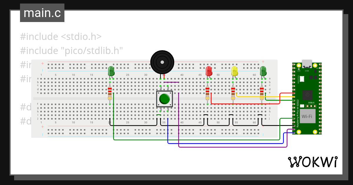 Projeto 3 - Wokwi ESP32, STM32, Arduino Simulator