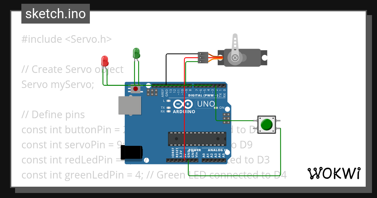 servo motor Copy - Wokwi ESP32, STM32, Arduino Simulator