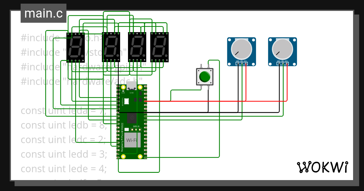 voltaje - Wokwi ESP32, STM32, Arduino Simulator