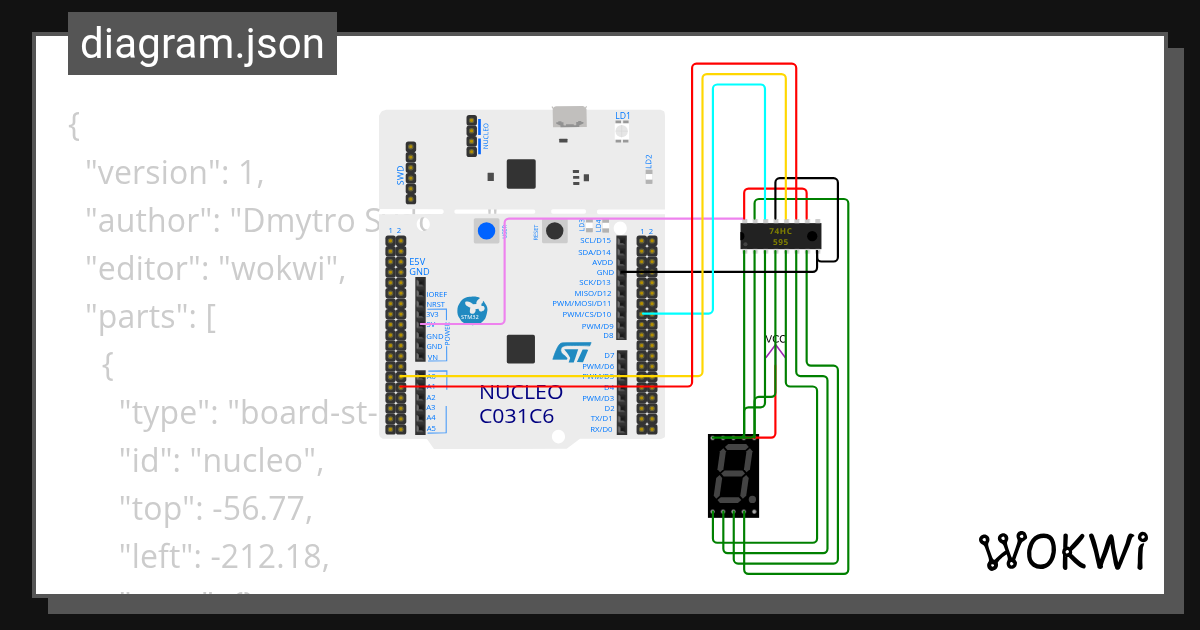 LR5_Sydorov - Wokwi ESP32, STM32, Arduino Simulator