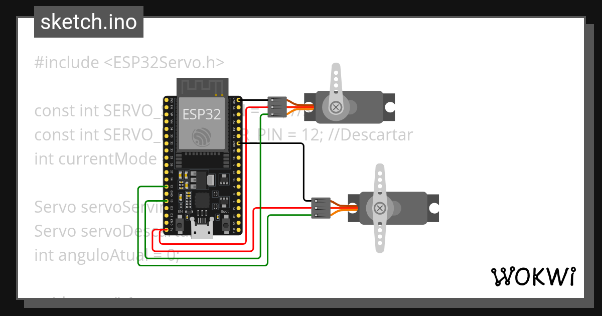 servo motor - Wokwi ESP32, STM32, Arduino Simulator