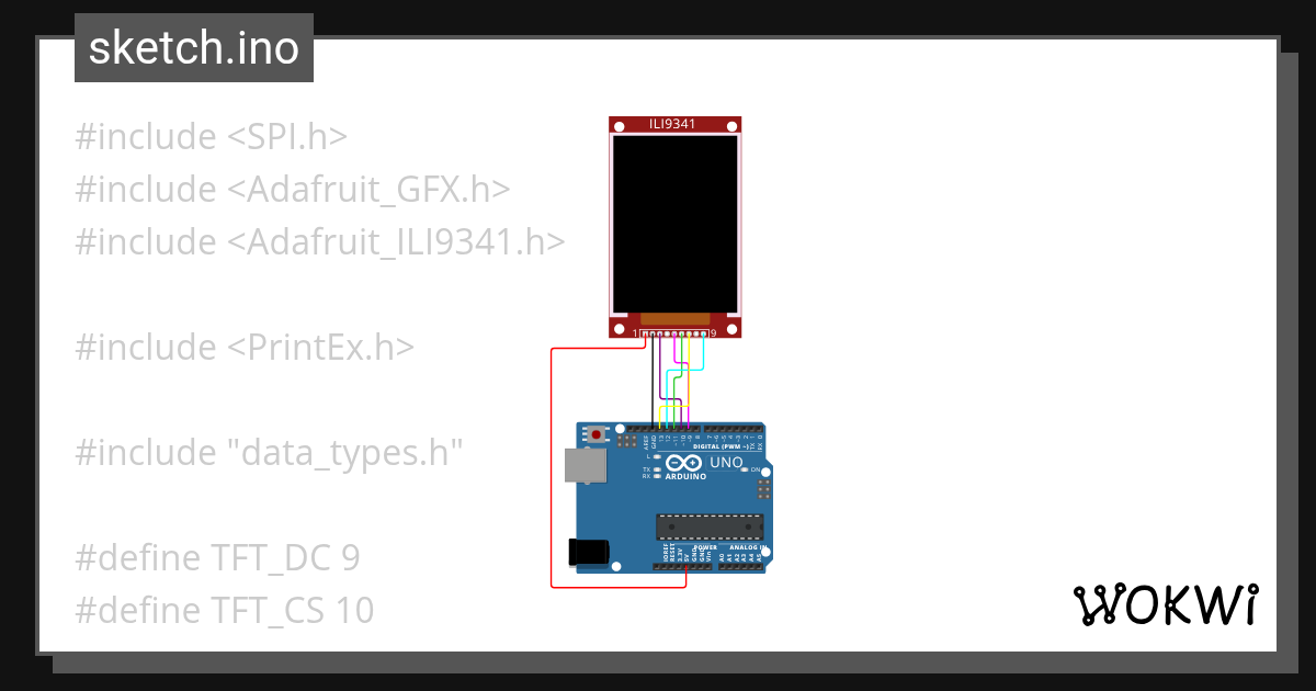 draw demo - Wokwi ESP32, STM32, Arduino Simulator