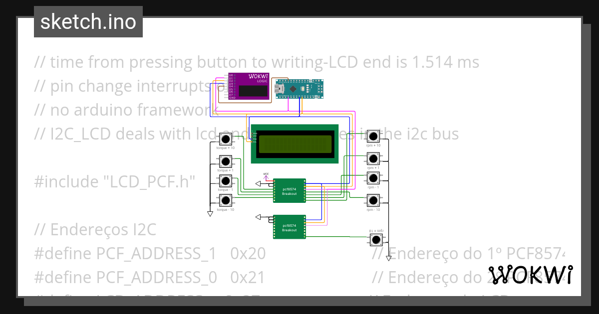 i2c_pcf_lcd_ChatGPT_library - Wokwi ESP32, STM32, Arduino Simulator