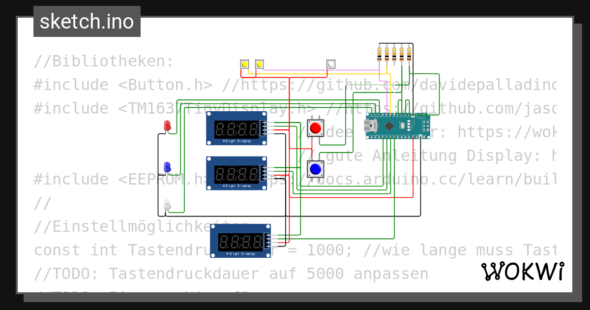 Domination V04 Zeitbuttons Wokwi Esp32 Stm32 Arduino Simulator 1876