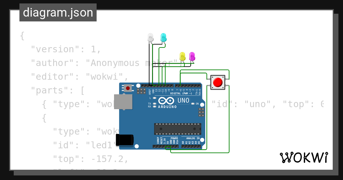 лаба 5 Wokwi Esp32 Stm32 Arduino Simulator
