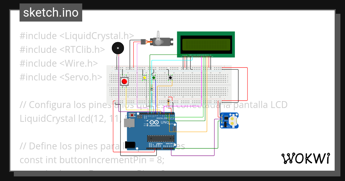 version paso a paso - Wokwi ESP32, STM32, Arduino Simulator