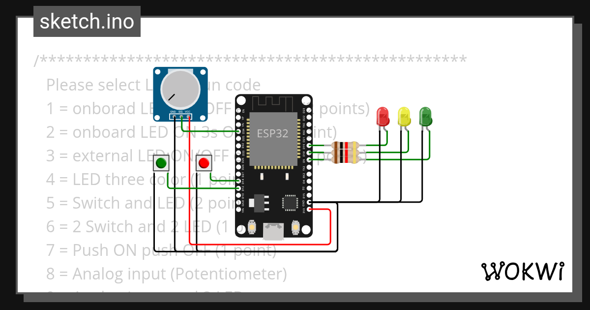 Lab1_2_ESP32 - Wokwi ESP32, STM32, Arduino Simulator
