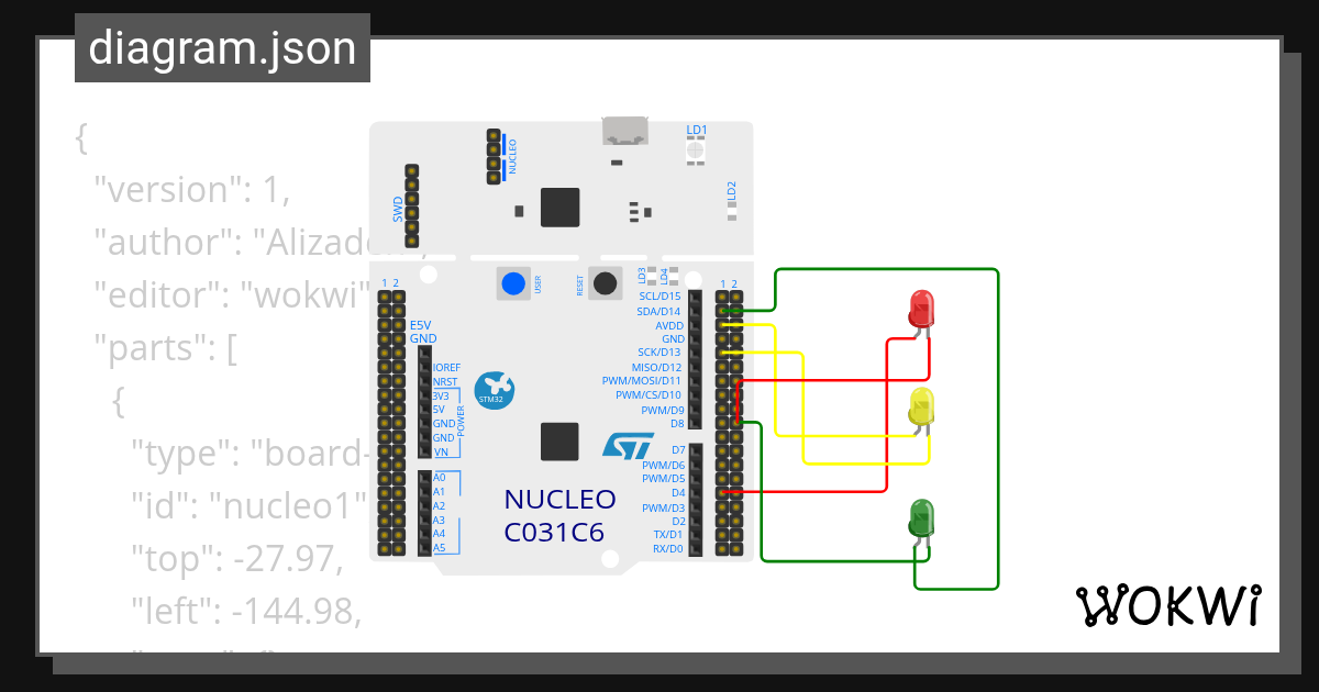 TRAFFIC Copy - Wokwi ESP32, STM32, Arduino Simulator