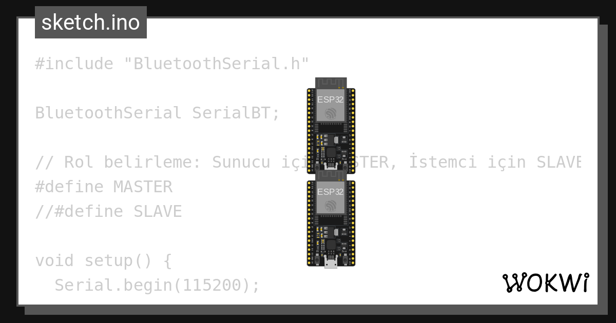 Bt Slave Wokwi Esp32 Stm32 Arduino Simulator