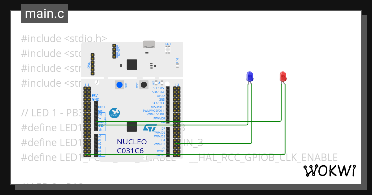 LR2 - Wokwi ESP32, STM32, Arduino Simulator