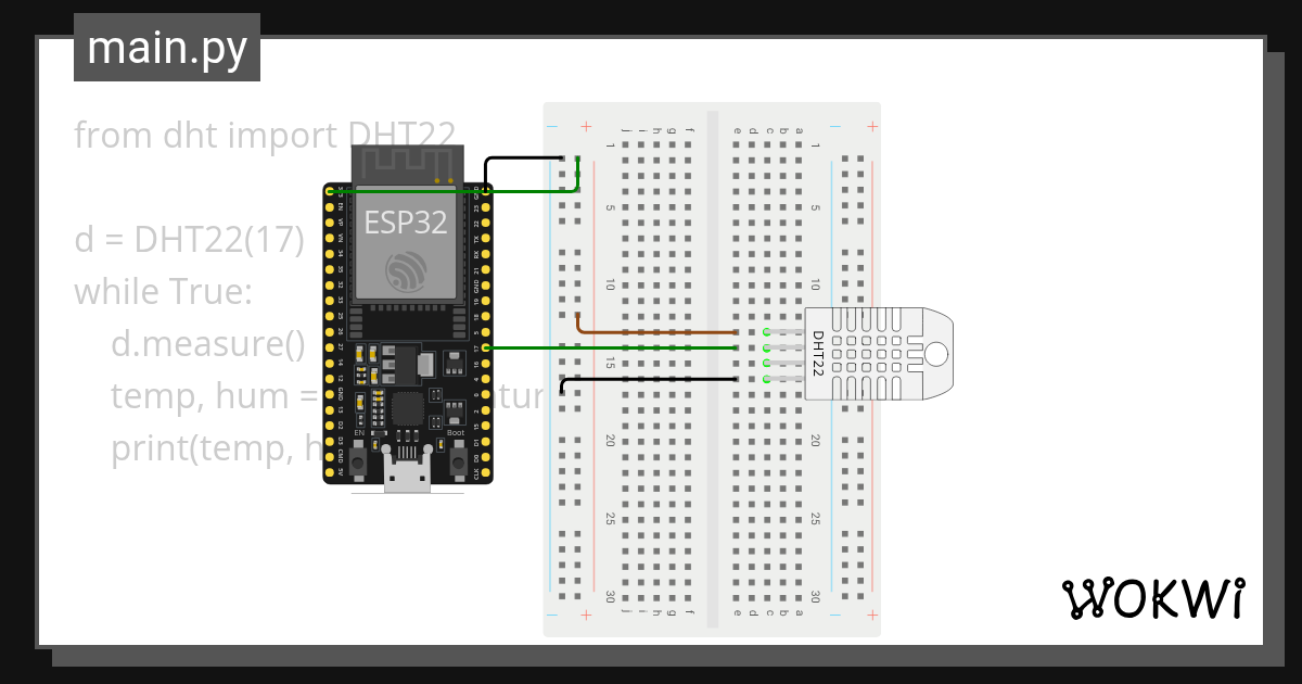 dht - Wokwi ESP32, STM32, Arduino Simulator