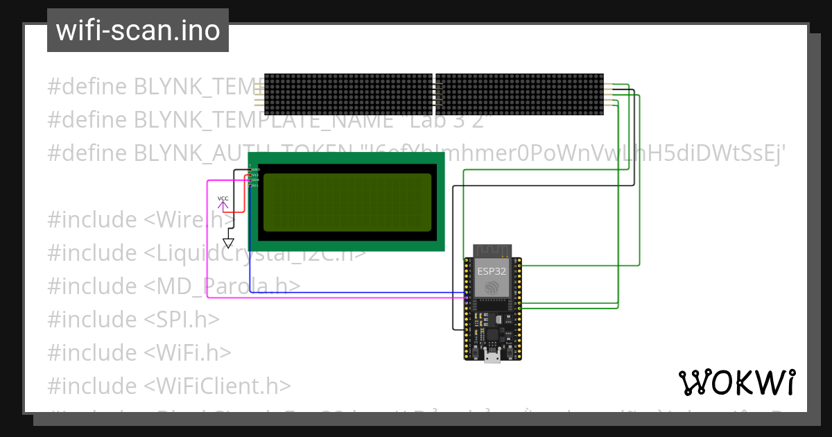 Lab 3 2 - Wokwi ESP32, STM32, Arduino Simulator