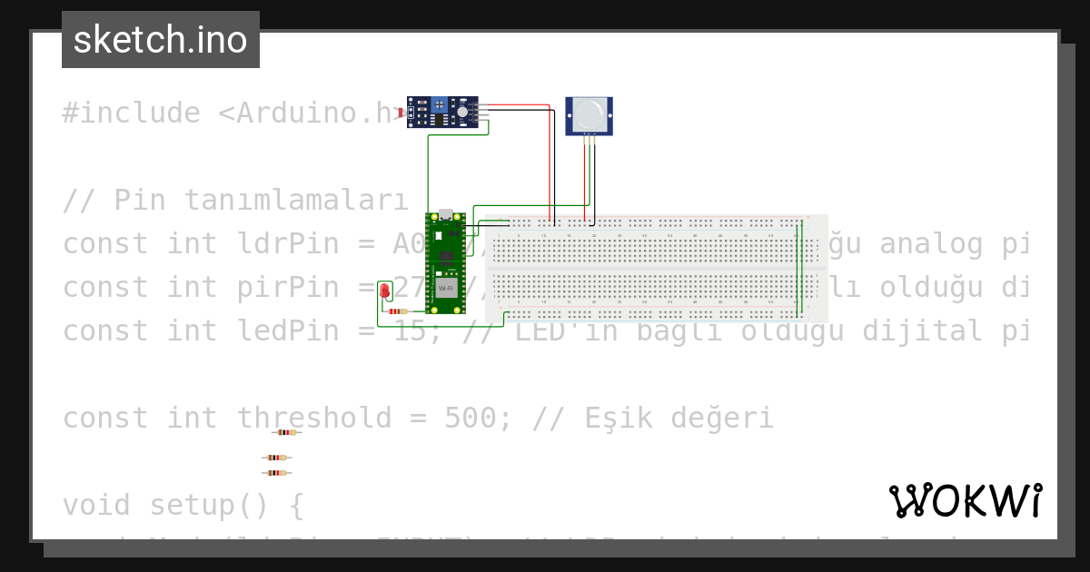 Mikro ödev Wokwi Esp32 Stm32 Arduino Simulator