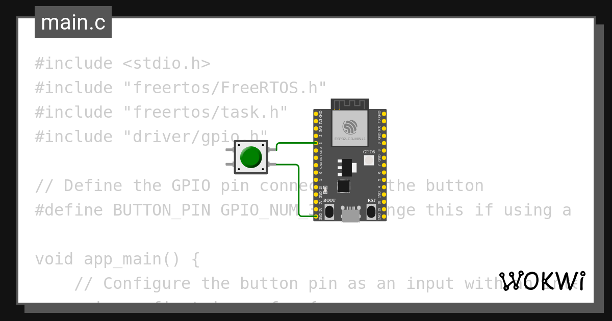 Polling Method Wokwi Esp32 Stm32 Arduino Simulator 7564