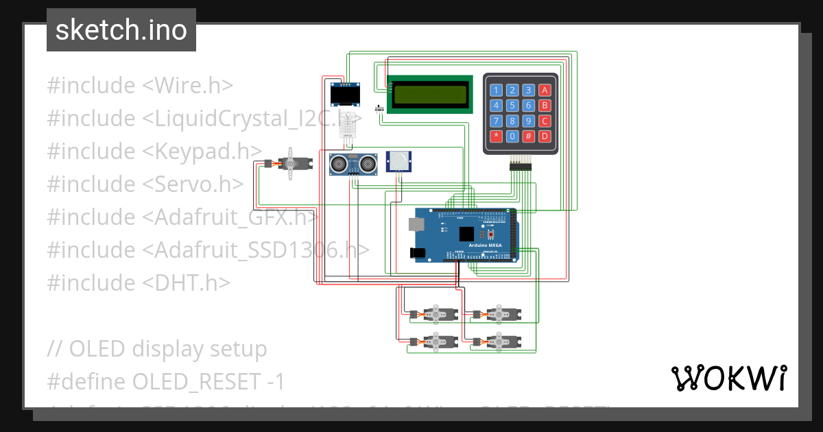 SMART FOLLOWING ROBOT - Wokwi ESP32, STM32, Arduino Simulator