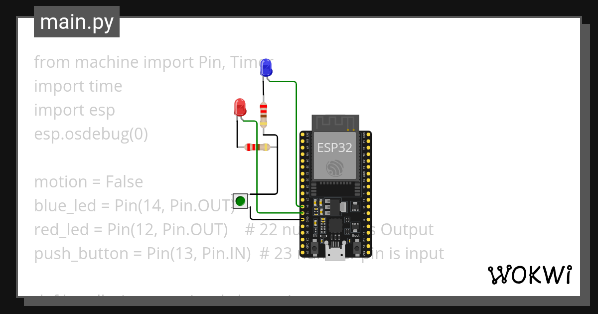 Wokwi - Online ESP32, STM32, Arduino Simulator