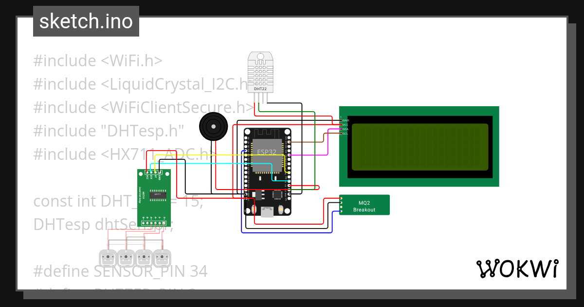 Kitchen Assistant IoT Project - Wokwi ESP32, STM32, Arduino Simulator
