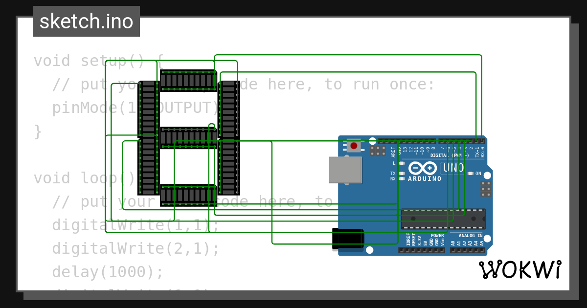 Countdown Wokwi Esp32 Stm32 Arduino Simulator