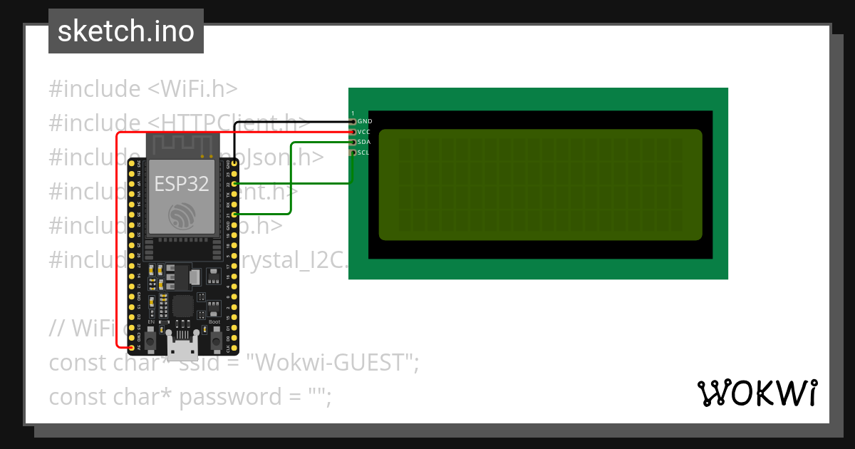 iot wifi clock - Wokwi ESP32, STM32, Arduino Simulator