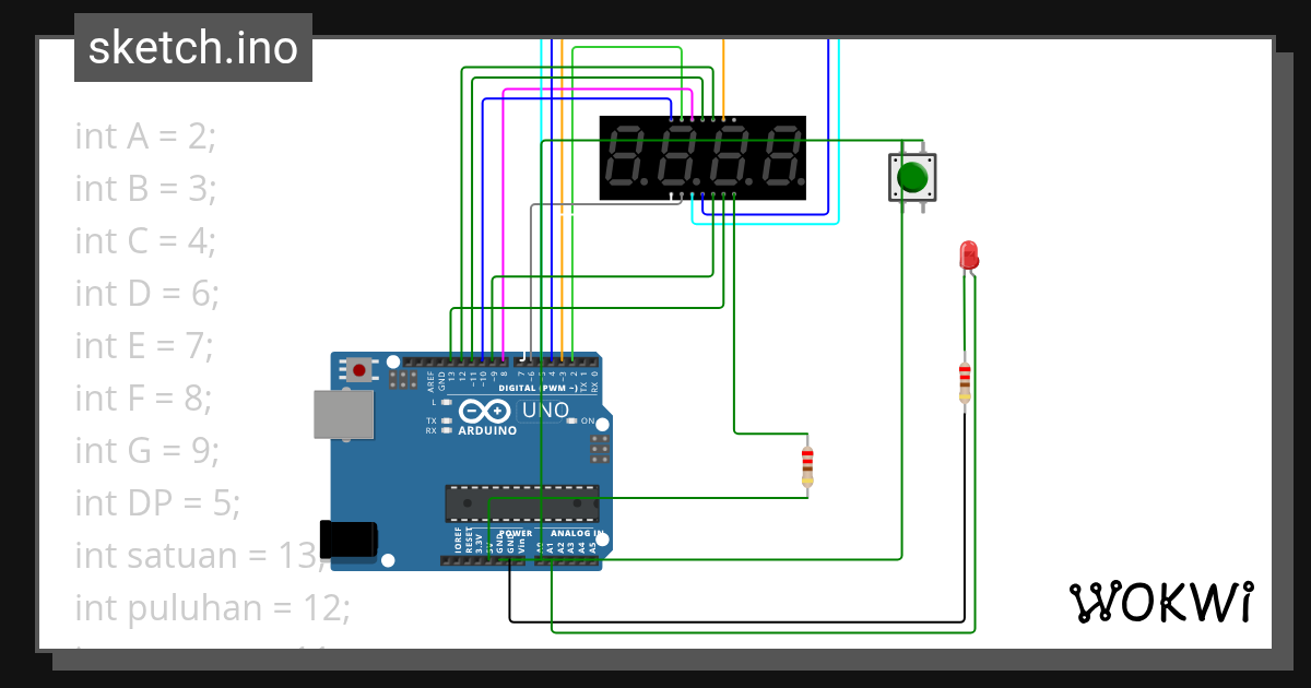 7segment Copy 4 dig - Wokwi ESP32, STM32, Arduino Simulator