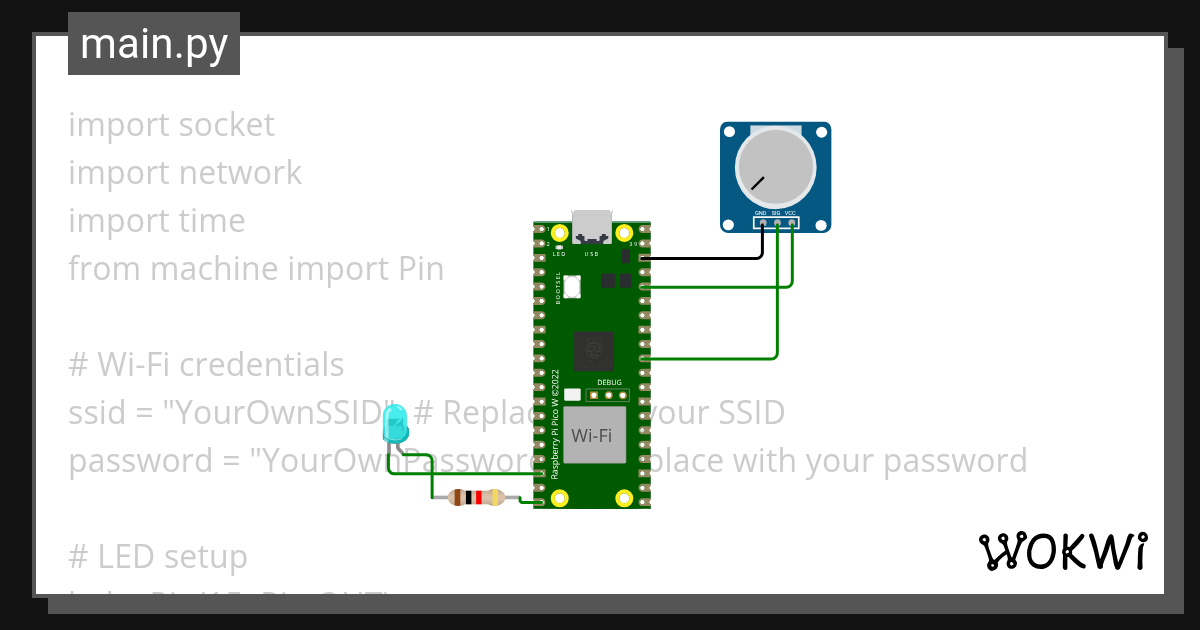 IoT Lab2 Soft Ap Mode - Wokwi ESP32, STM32, Arduino Simulator