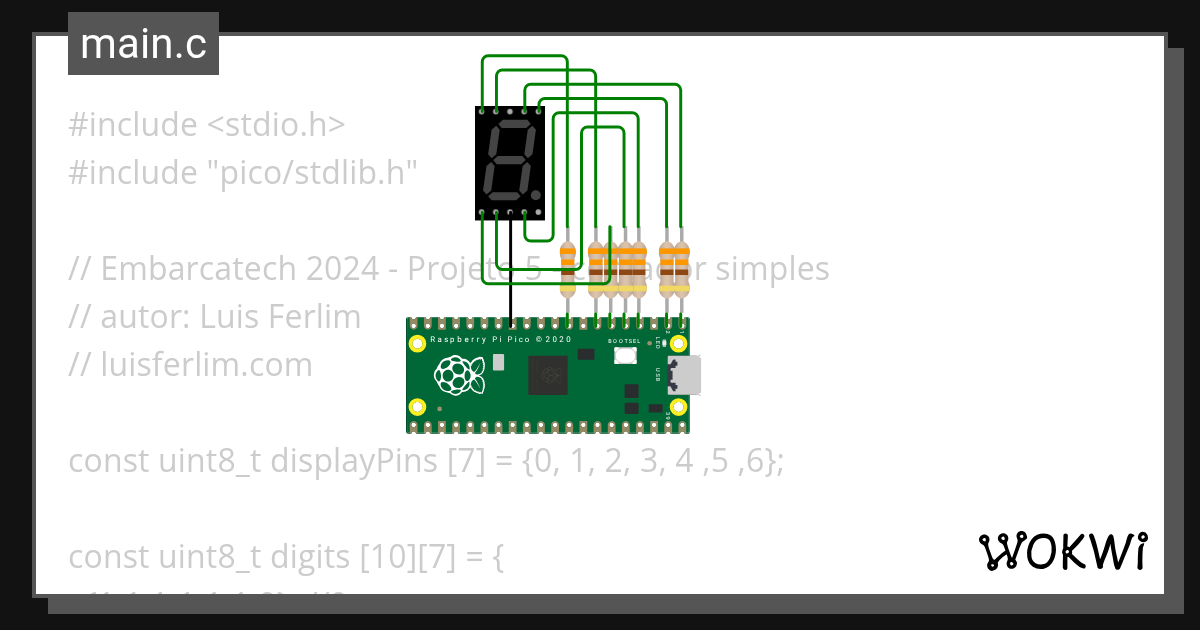 Embarcatech - 5 - Wokwi ESP32, STM32, Arduino Simulator