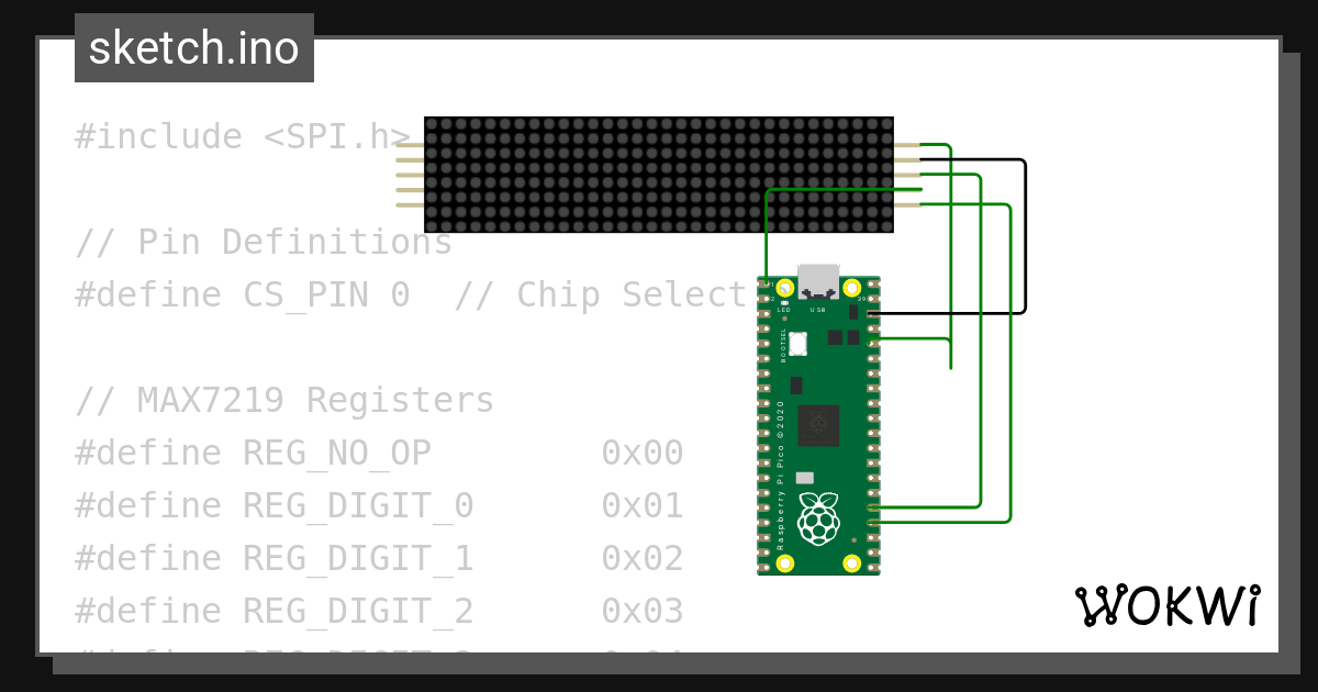 Dotmatrixpy Wokwi Esp32 Stm32 Arduino Simulator 0092