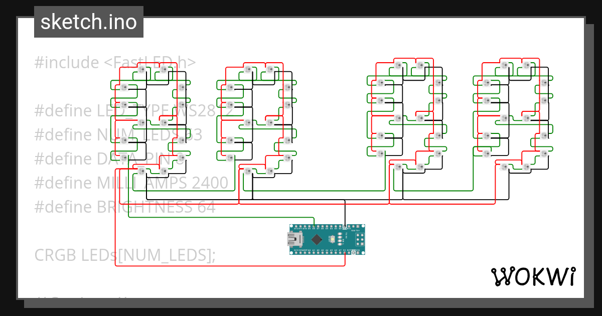 7 segment clock - Wokwi ESP32, STM32, Arduino Simulator