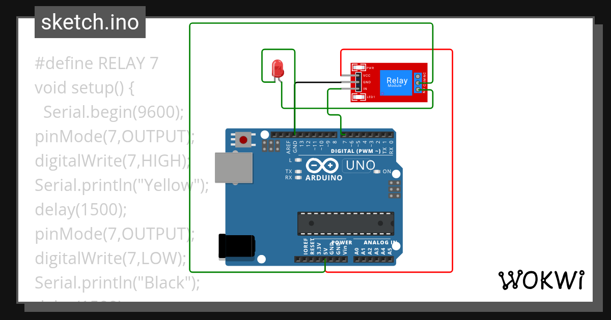 relay - Wokwi ESP32, STM32, Arduino Simulator