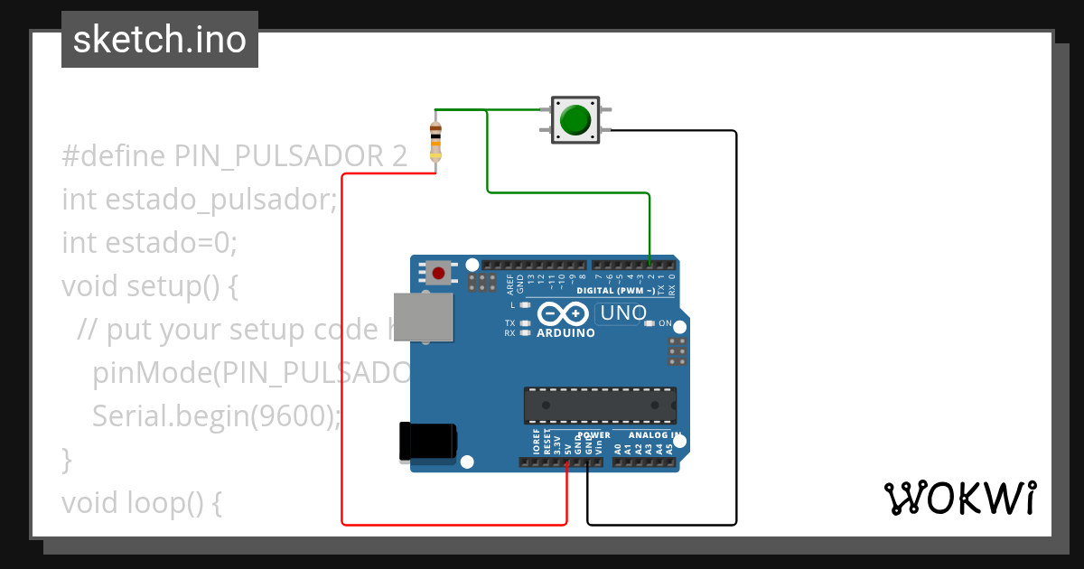 Lectura De Pulsador Wokwi Esp32 Stm32 Arduino Simulator 4714