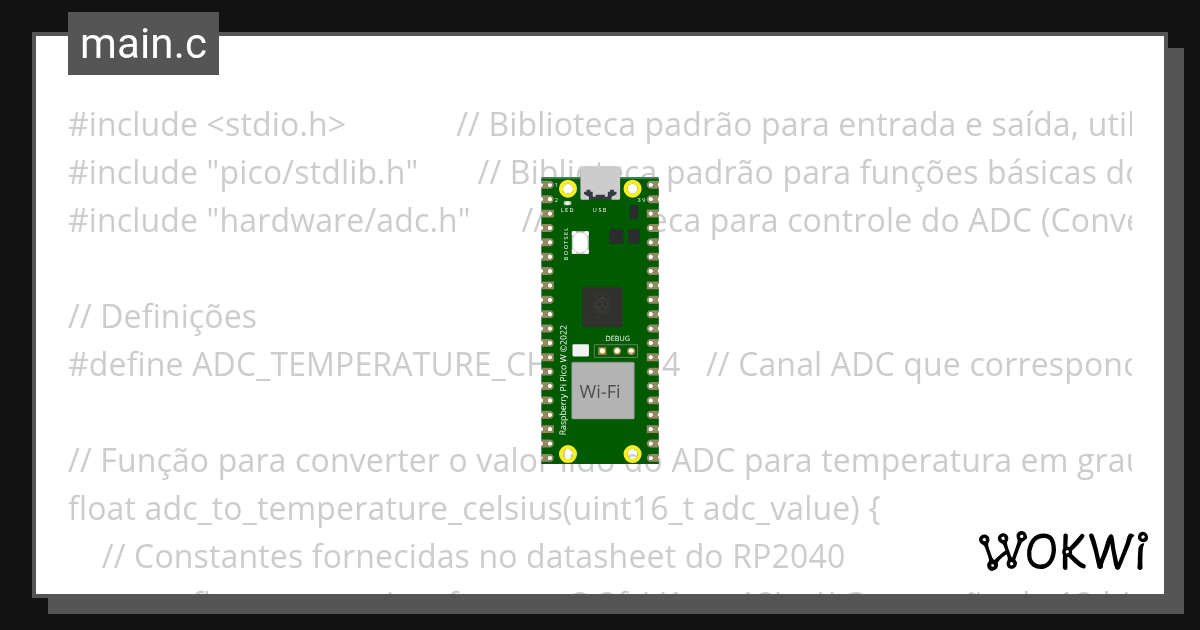 M4_T2.6: Temperatura em F - Wokwi ESP32, STM32, Arduino Simulator