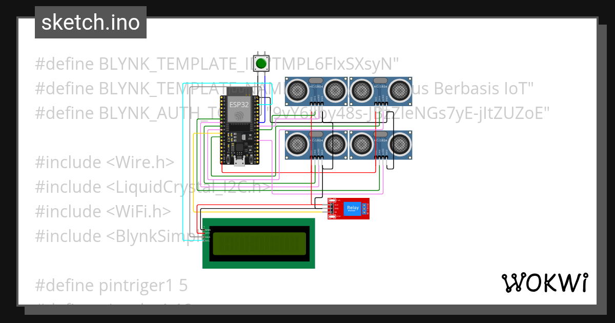 Perangkap Tikus berbasis IoT - Wokwi ESP32, STM32, Arduino Simulator