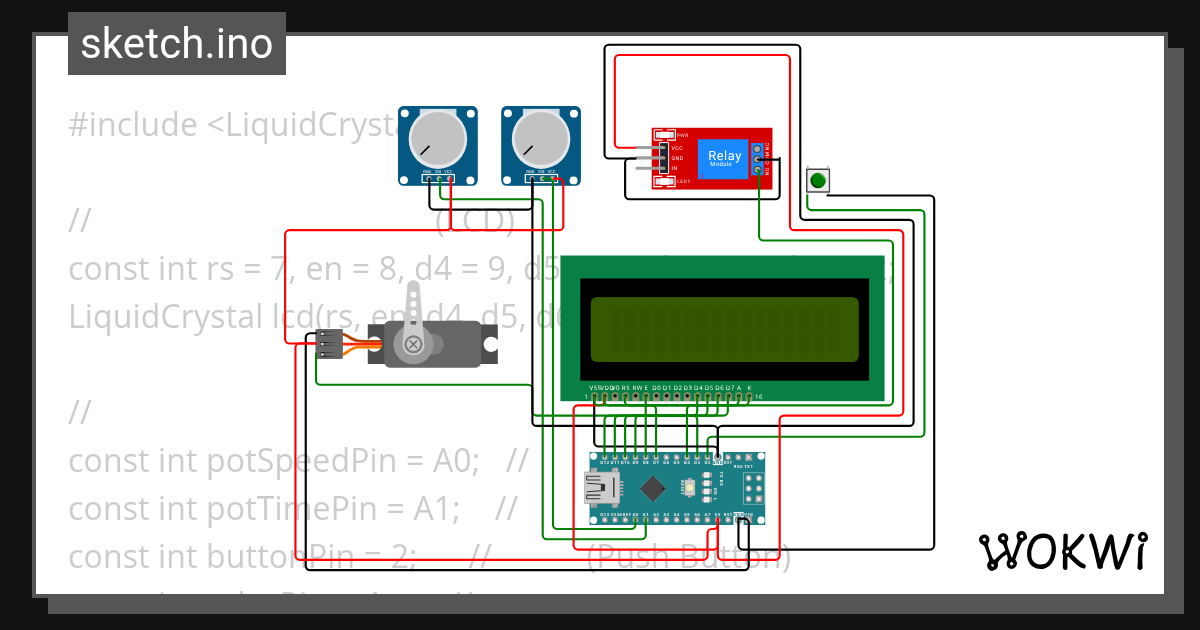 Mixer Motor - Wokwi ESP32, STM32, Arduino Simulator