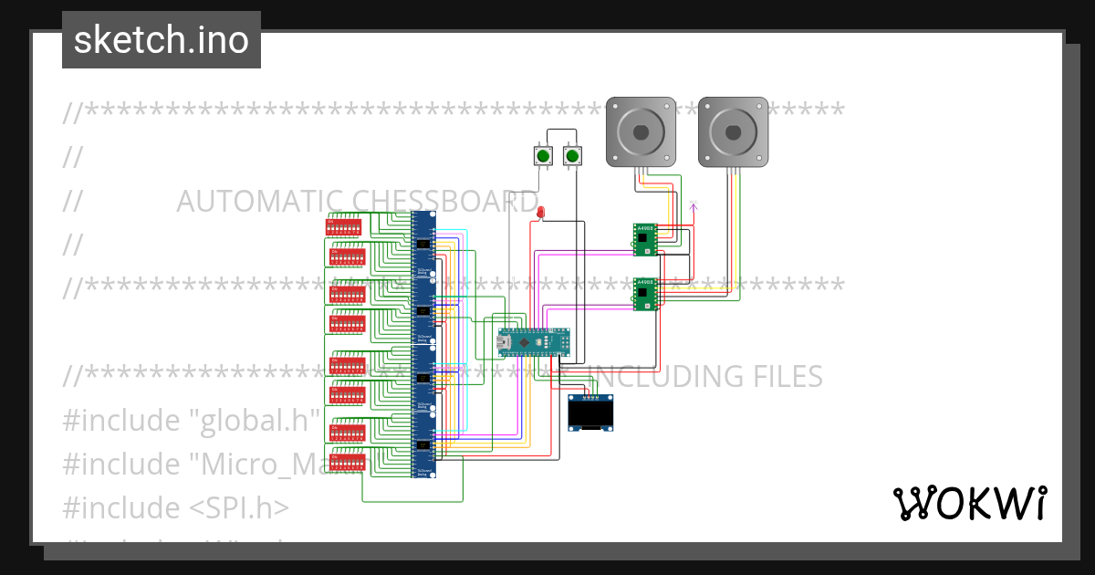 Chessboard AI corrections - Wokwi ESP32, STM32, Arduino Simulator