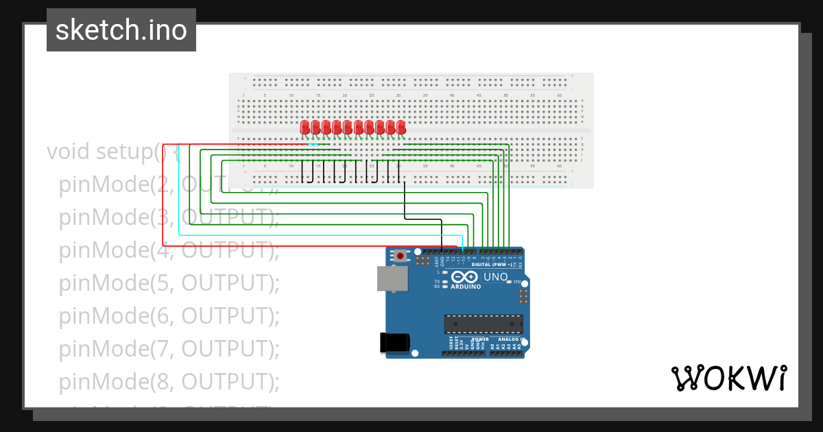 PRJ-5-3-Arduino IDE Code Void Setup - Wokwi ESP32, STM32, Arduino Simulator